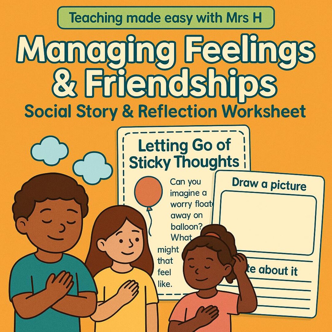 Managing Feelings & Friendships – Social Story Powerpoint 12 Slides ...