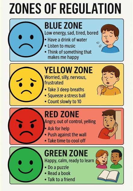 Zones of Regulation Coping Strategies Posters: Classroom, Therapy ...