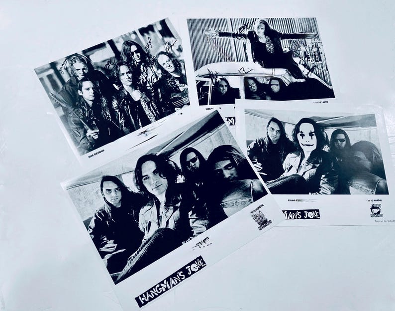The Crow Hangman's Joke Brandon Lee Band Flyer Lot of X4 Eric Draven ...