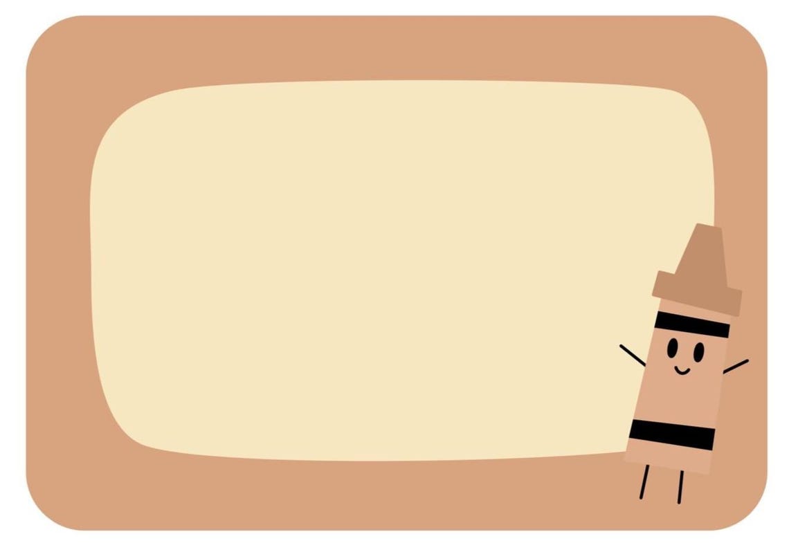 Editable Printable Name Tags for Kids | Crayon-themed Labels in Retro ...