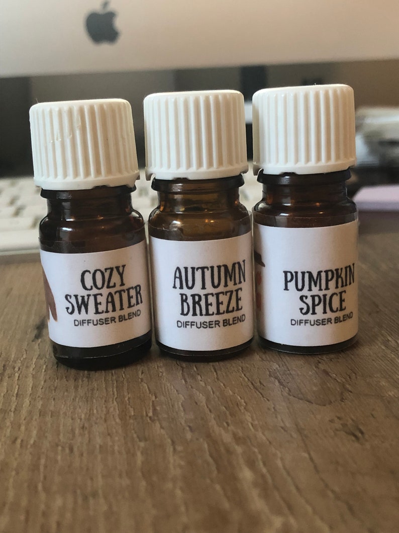 Fall Diffuser Blend Labels Essential Oils Sample - Etsy