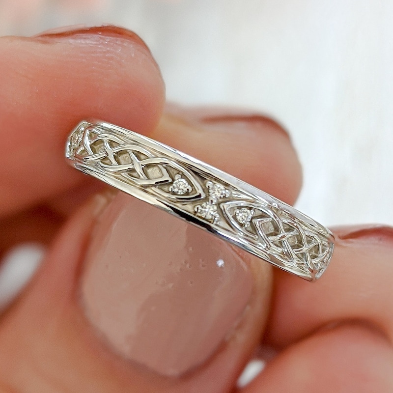 Celtic Wedding Rings - Etsy
