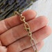 Two Tone Paperclip Link Chain Necklace - 14k Yellow Gold & 14k White ...