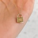 Personalized Solid Gold Lock Pendant • Mother's Day Jewelry Gift ...