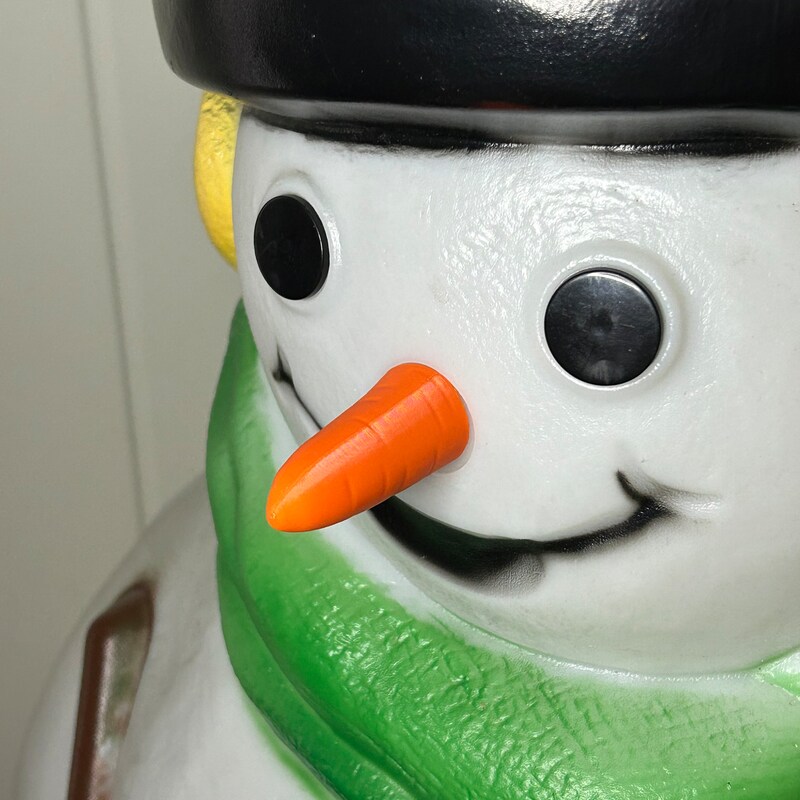 Large Snowman Molded - Etsy