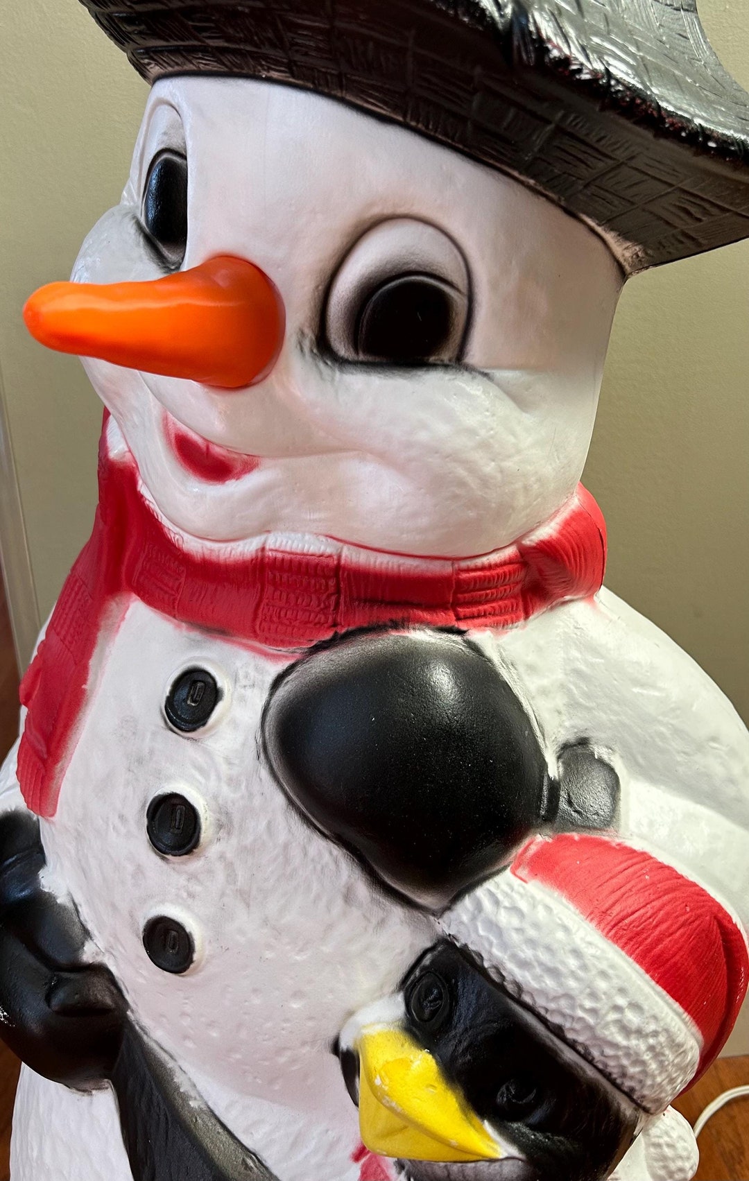 Penguin Friend Snowman Carrot Nose for Blow Mold | TPI Snow Man ...