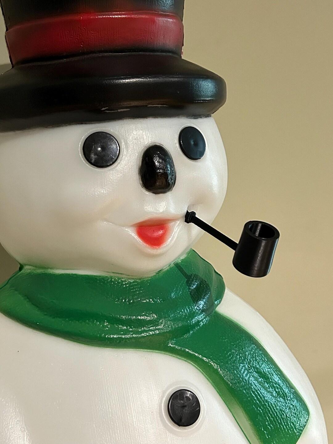 Black Replacement Pipe for Blow Mold L Snowman Empire or General Foam ...