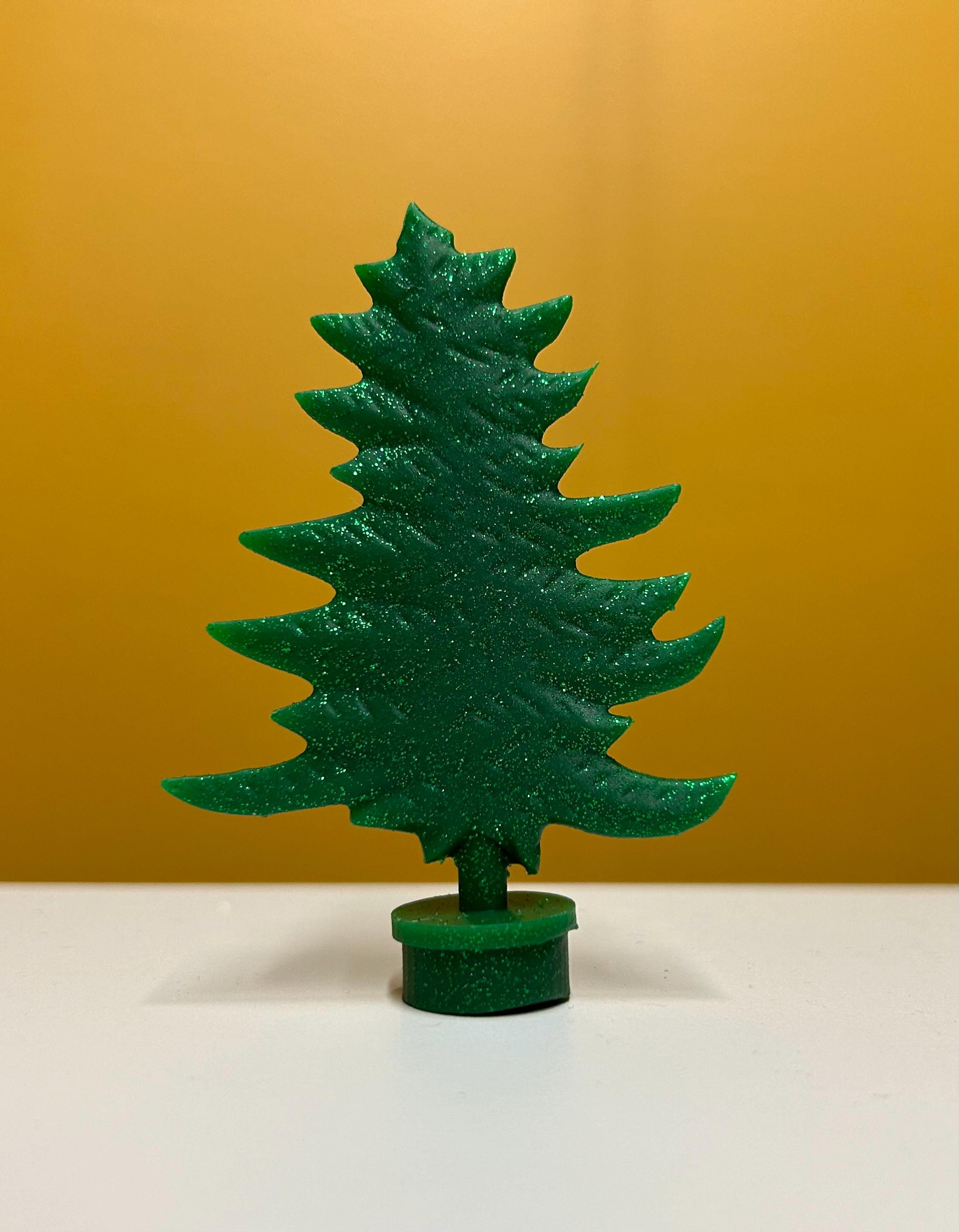 Green Tree for Snowman Santa Reindeer Candoliers Blow Mold Royal ...
