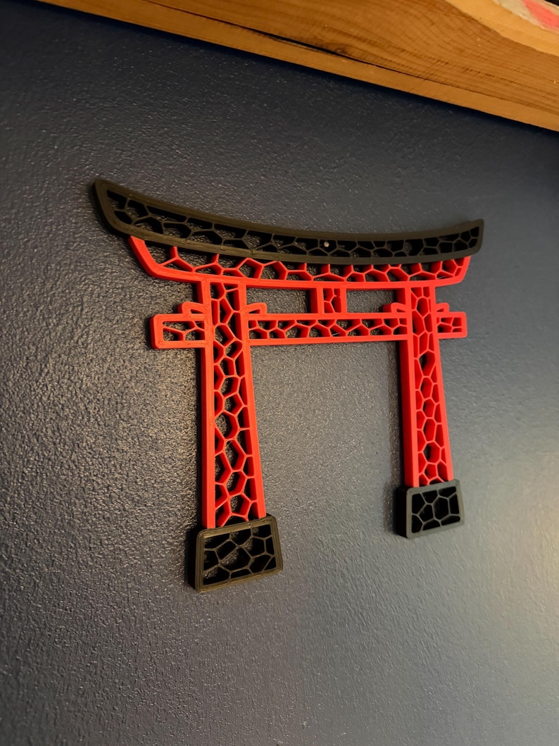 Japanese Torii Gate Wall Decor | 3D Printed Shinto Shrine Gate - Etsy