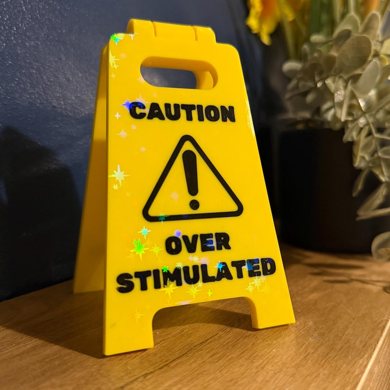 Overstimulated Warning - Etsy UK