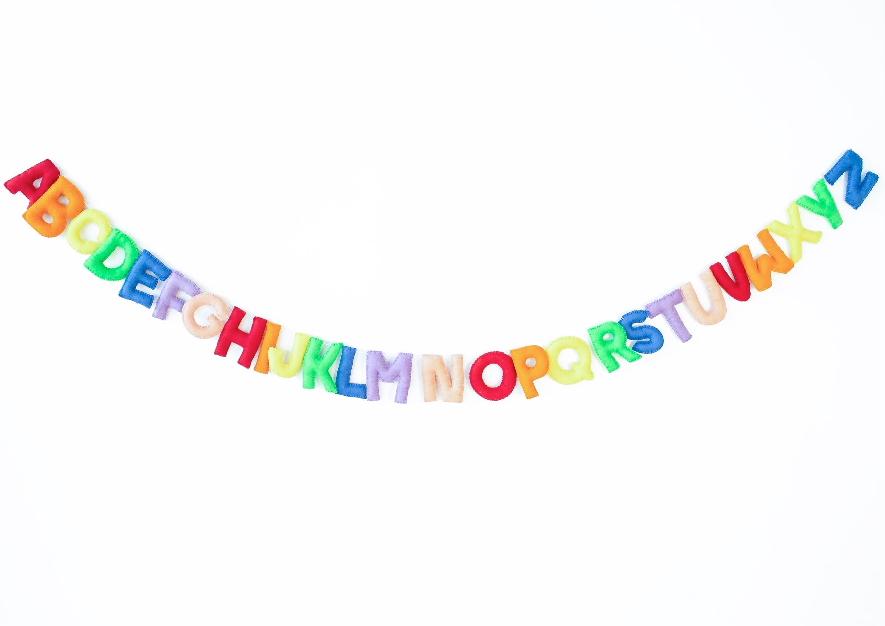 Alphabet Wool Felt Garland - Etsy