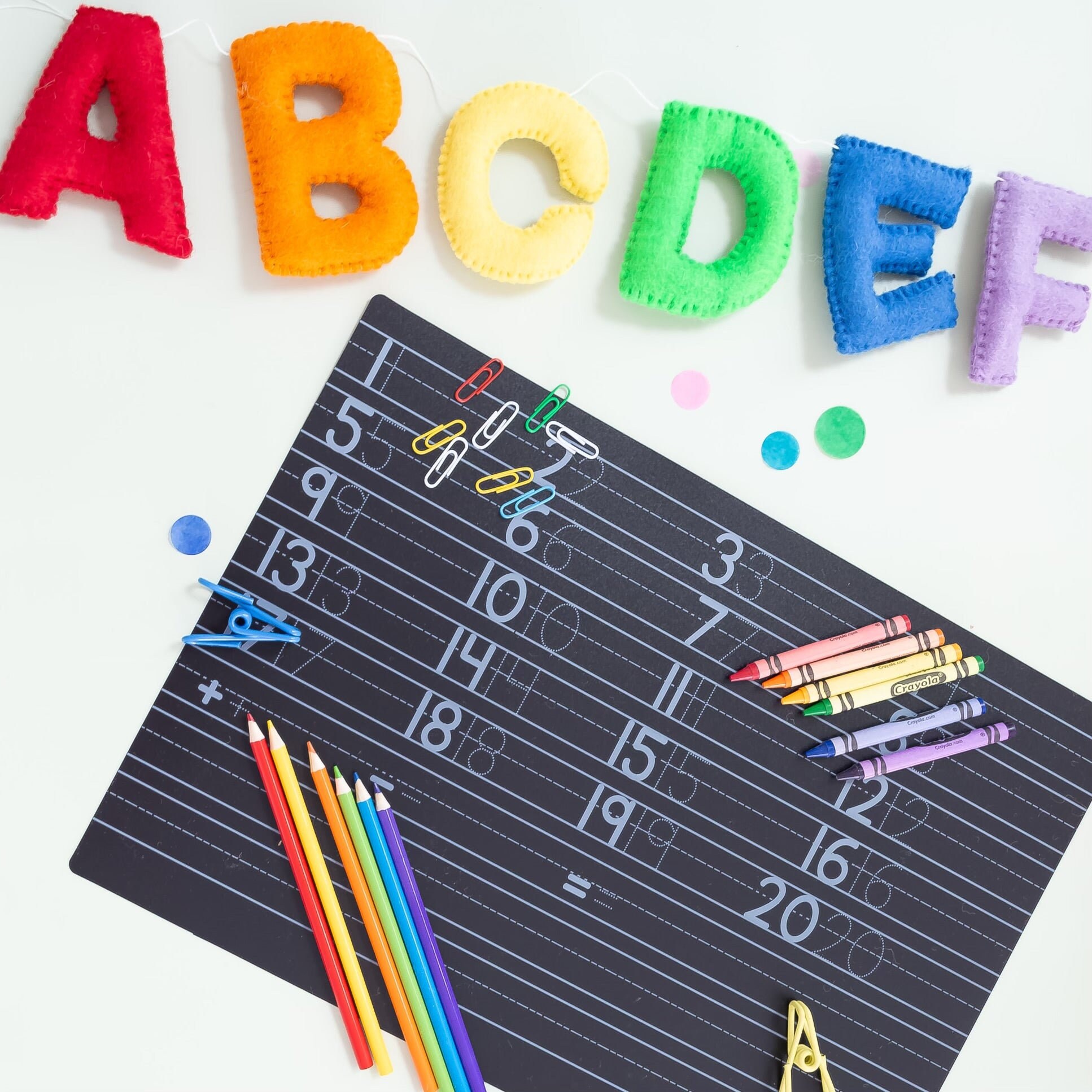 Alphabet Wool Felt Garland - Etsy