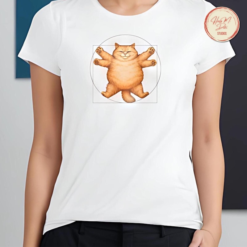 Cat Da Vinci Shirt - Etsy