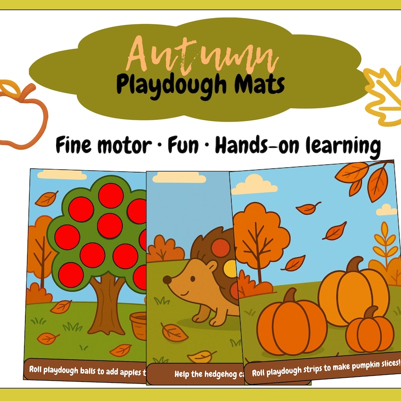 Playdough Mats - Etsy
