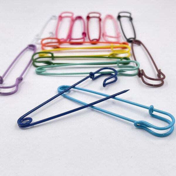 Colored Safety Pins - Etsy