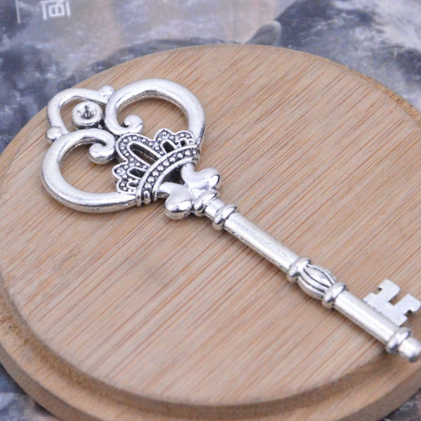 Crown Key Necklace - Etsy