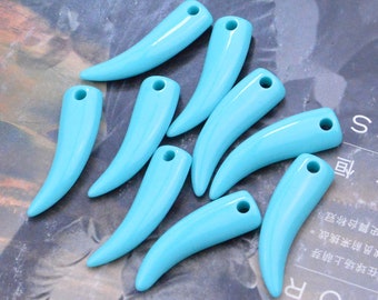 18 Teeth Ivory Resin Animal Fangs Dog Teeth Creature Fangs