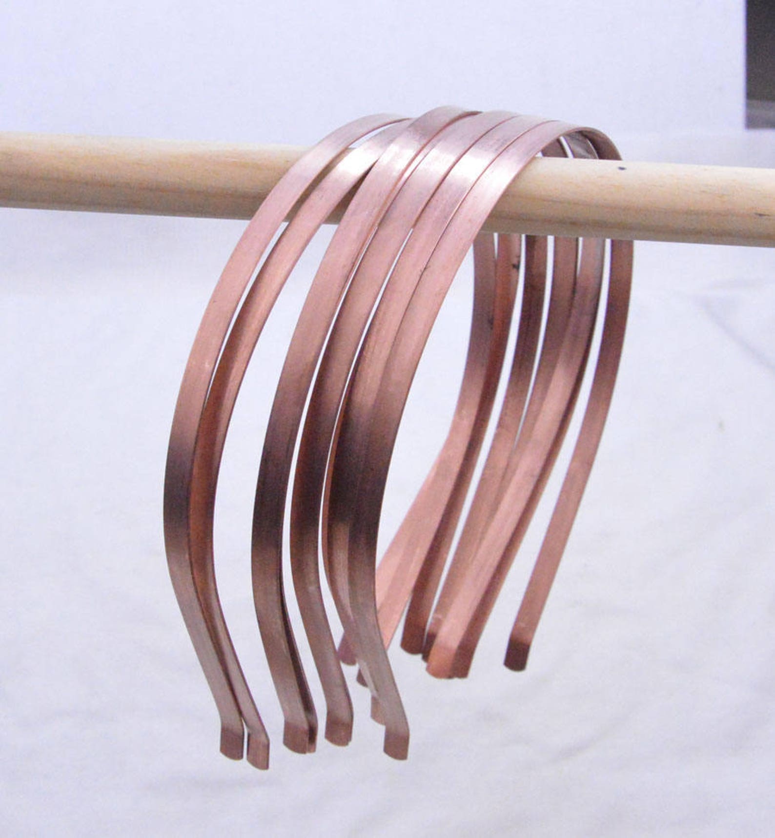 20pcs Copper Plated Metal Headbands Plain Headband Hair - Etsy
