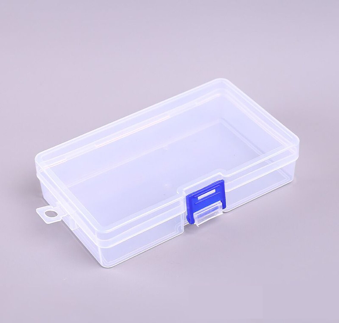 1 Box Empty Clear Plastic Box Rectangle Shape Jewelry Bead - Etsy
