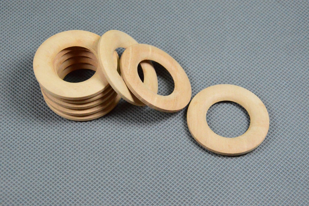 10 piezas/ 20 piezas círculos de madera sin terminar, encantos de ...