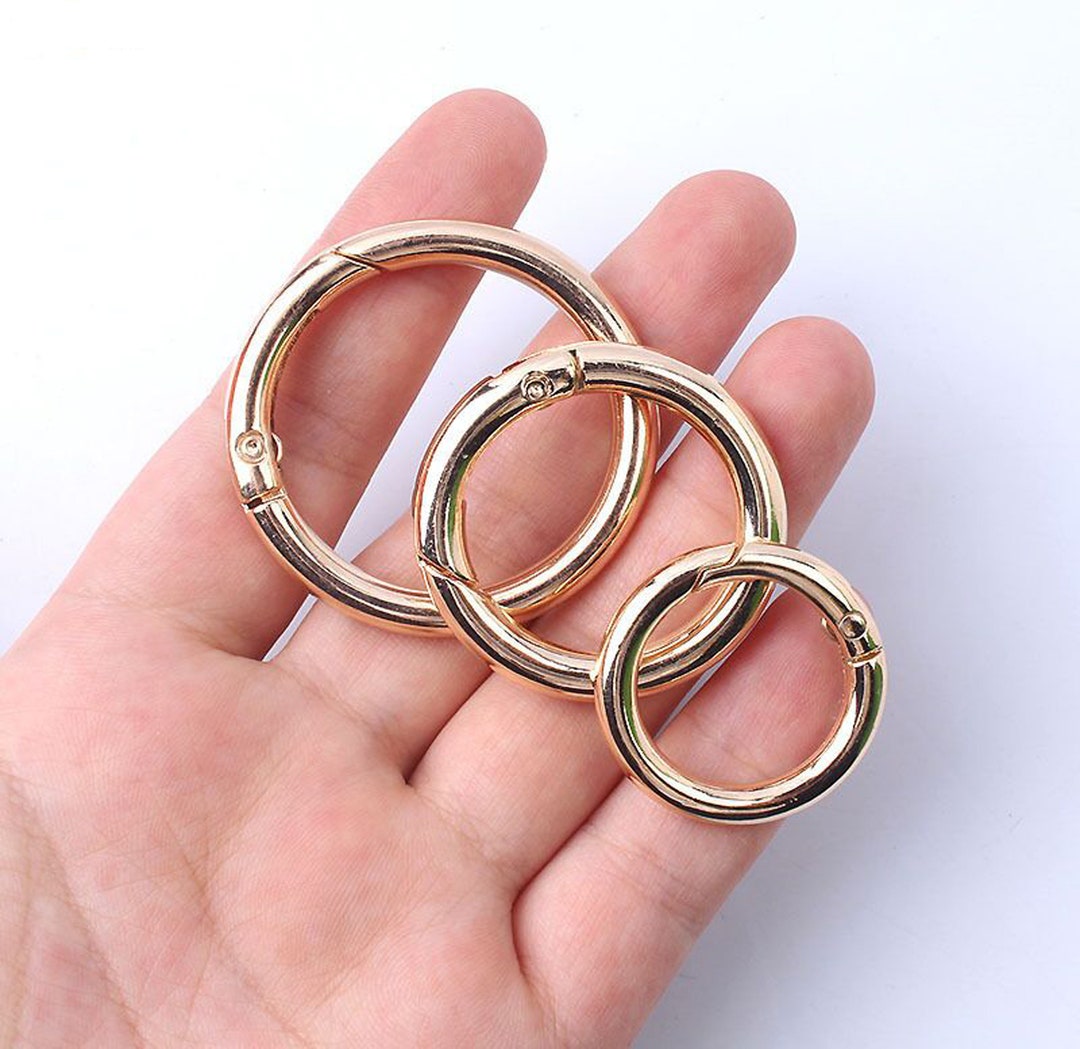 25mm/33mm/42mm Round Spring Clasp, Lobster Claw Circle Ring Clasp ...