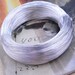 0.6mm Silver Aluminum Wire, 10m Anodized Aluminium String Cord ...