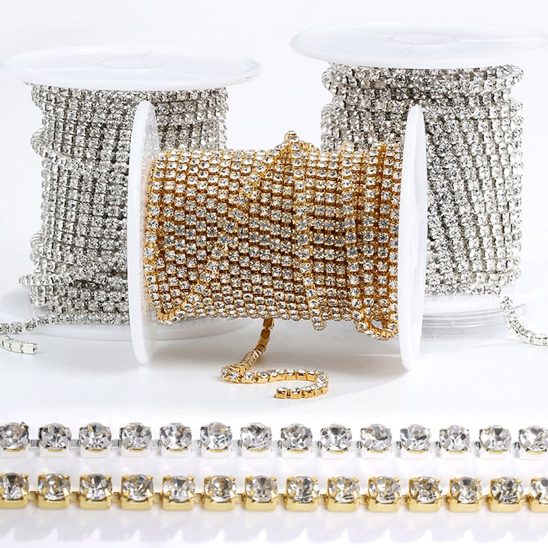 Rhinestone Chain Roll - Etsy Australia