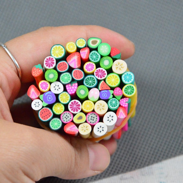 Polymer Clay Fruit Cane - Etsy