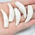 30pcs Ivory Resin Sharp Animal Teeth, Large Curved Animal Fangs Ivory ...