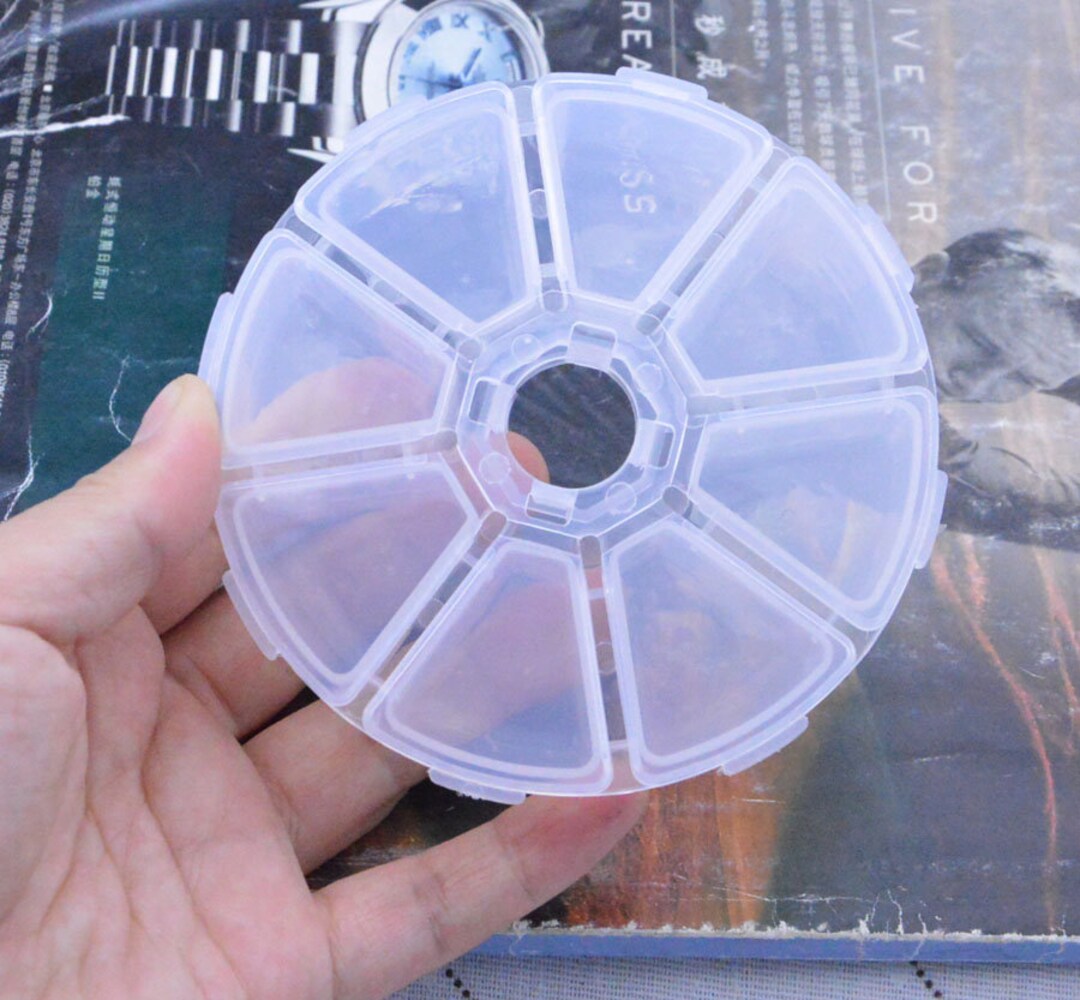 5pcs Clear Plastic Boxes, Pill Box, Acrylic Box Jewelry Craft Storage ...