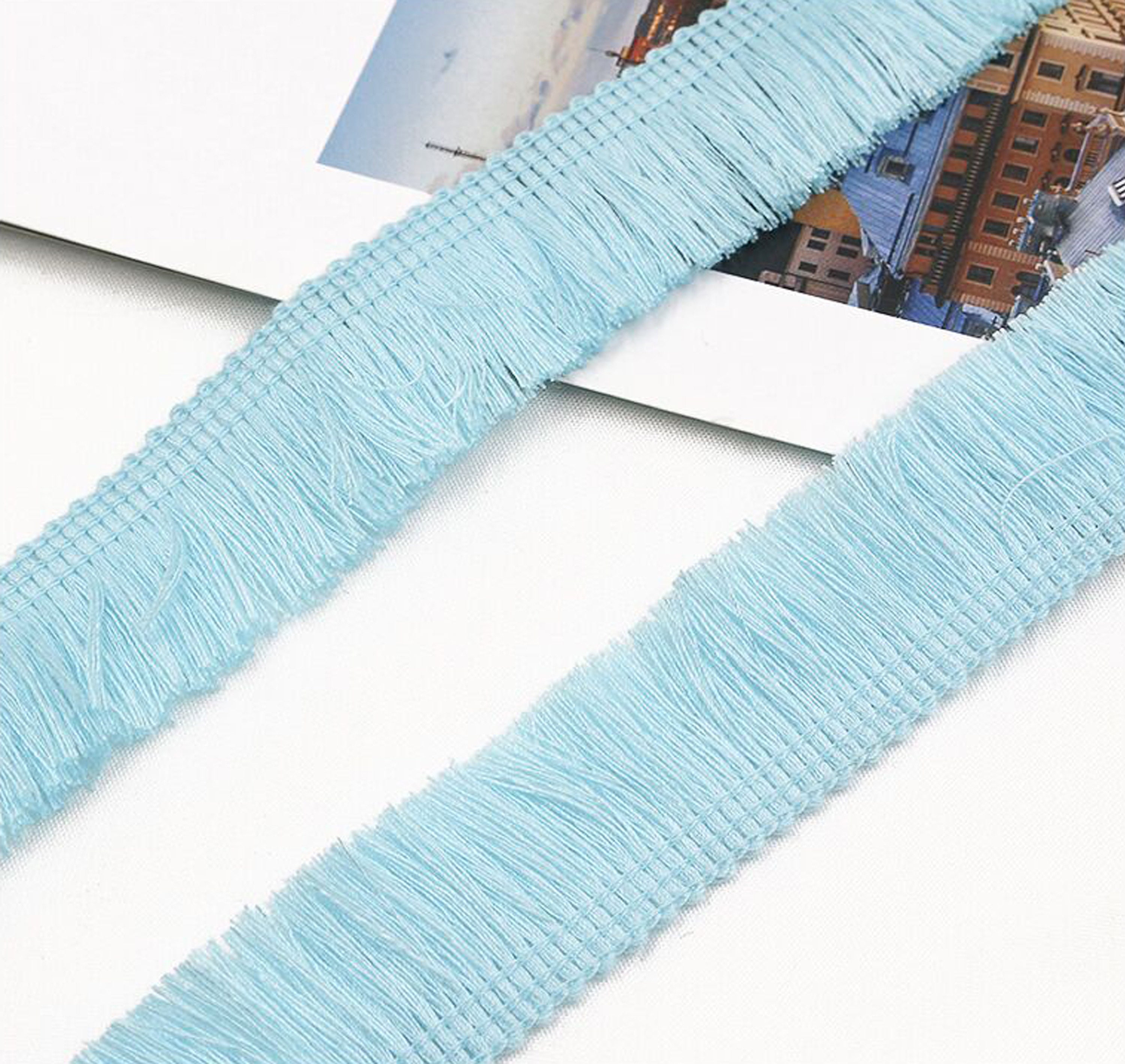 1'' Wide Silk Fringe Trim 10ft Silk Tassel Fringe - Etsy