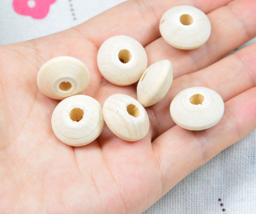 20 Pcs Wooden Abacus, Unfinished Small Wood Abacus Beads 10x19mm - Etsy