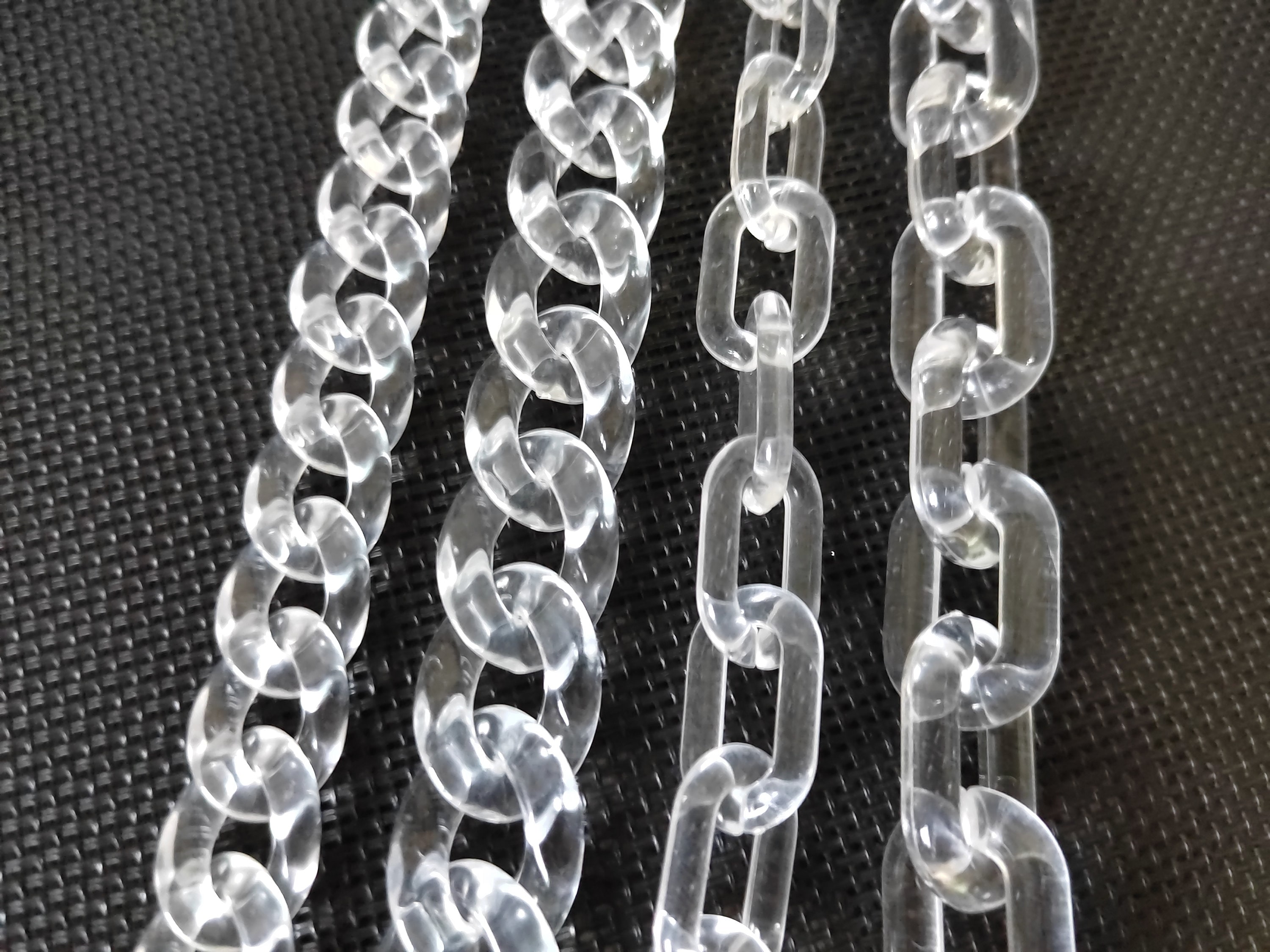 Clear Acrylic Chain Transparent Open Link Chain Purse Chain - Etsy