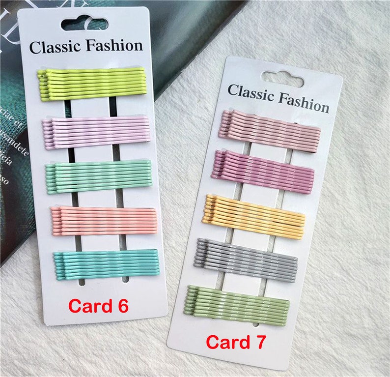 40 Pcs/card Colorful Bobby Pins, Baby Hair Pins Bobby Hair Pins Hair ...