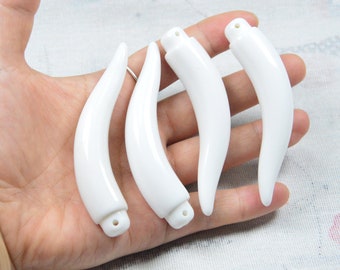 36 Fangs Animal Teeth Plastic Sharp Tooth Ivory Pointed - Etsy