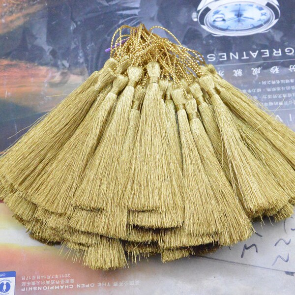 Metallic Tassels - Etsy