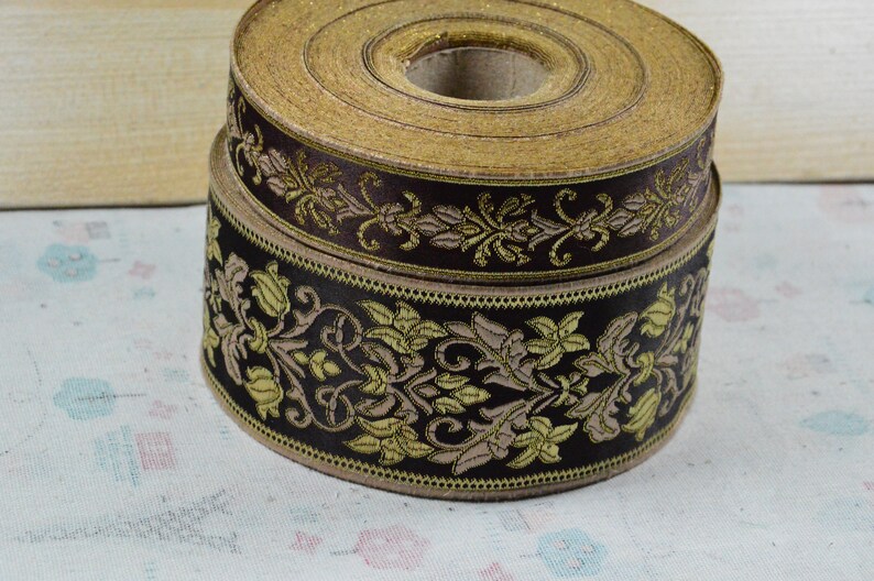 3cm/6cm Wide Flower Jacquard Ribbon Ethnic Embroidered Woven - Etsy