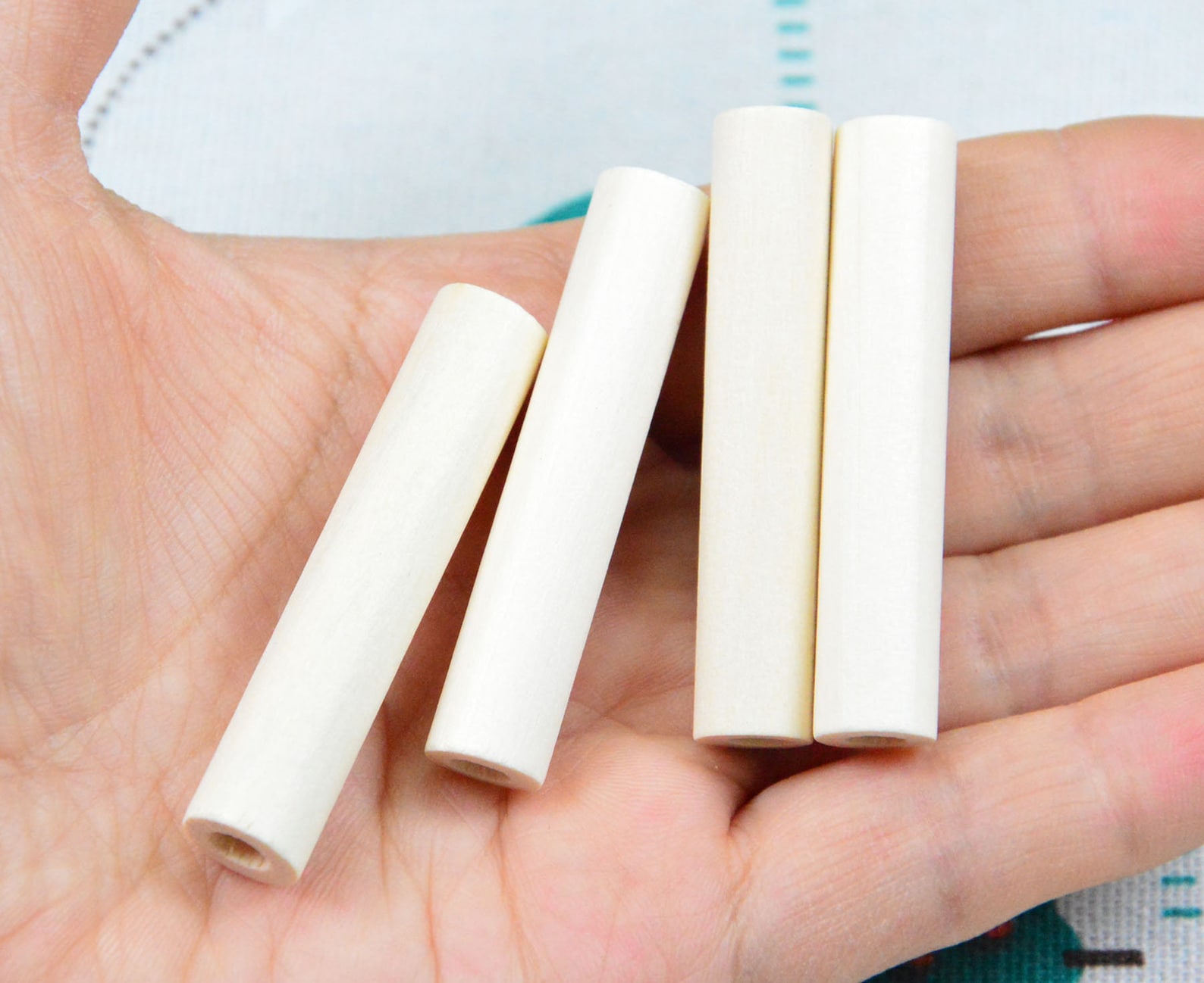 20pcs Unfinished Wooden Tubes Round Wood Tubes 10x50mm - Etsy