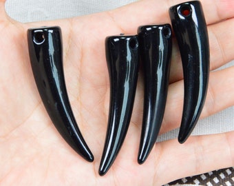 30pcs Ivory Resin Sharp Animal Teeth Large Curved Animal - Etsy