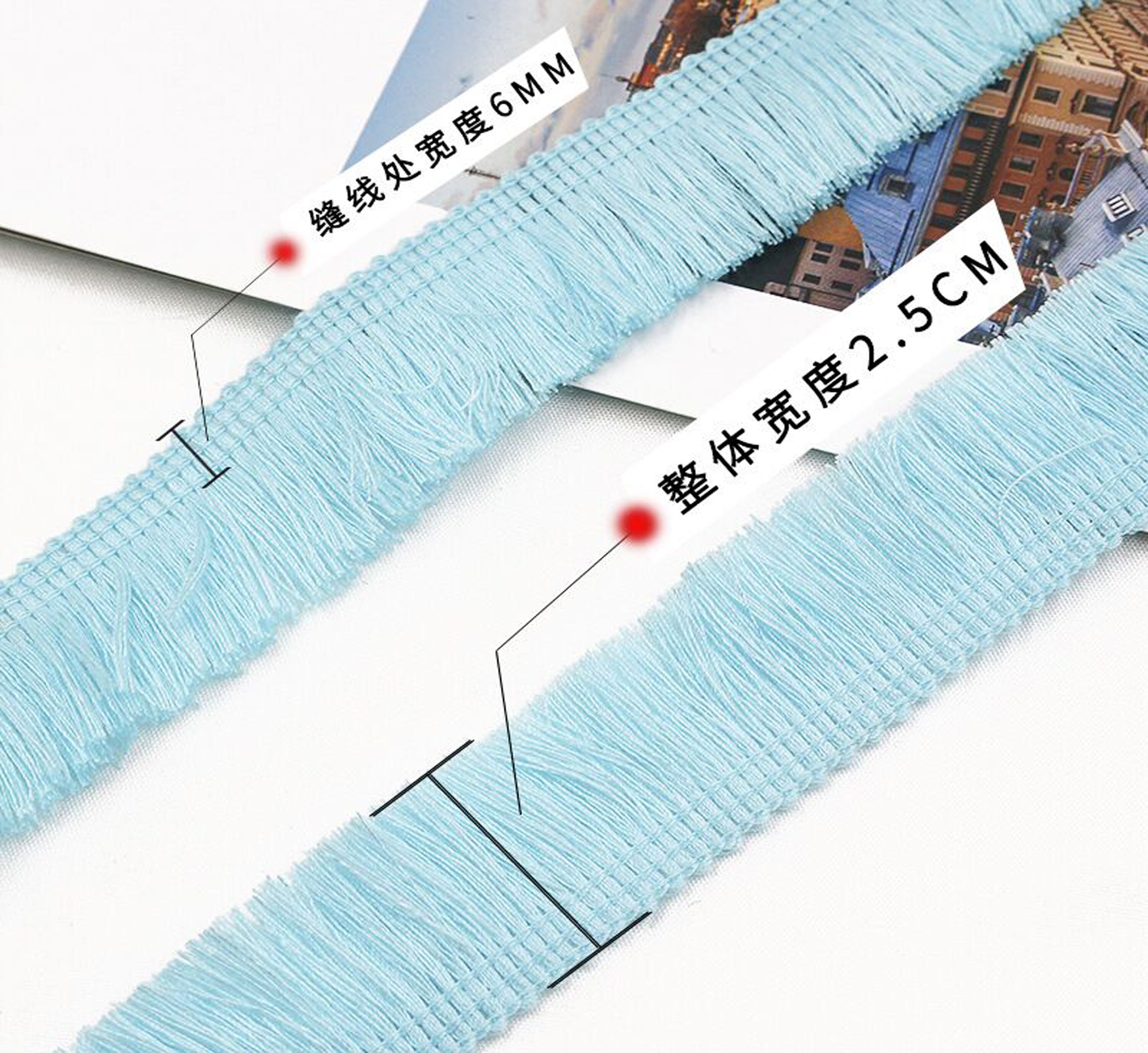 1'' Wide Silk Fringe Trim 10ft Silk Tassel Fringe - Etsy