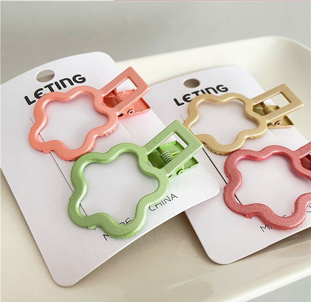 Assorted Color Baby Clips, Baby Hair Clips, Square/circle/heart/flower ...