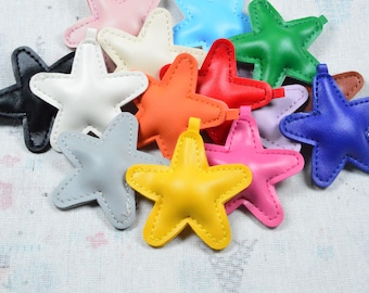 Leather Stars | Etsy
