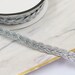 3yds Gold/silver Braided Ribbon, Plaited Narrow Braid, Gold/silver ...