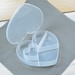 Large Heart Plastic Box With Unmovable 5 Grids - Etsy