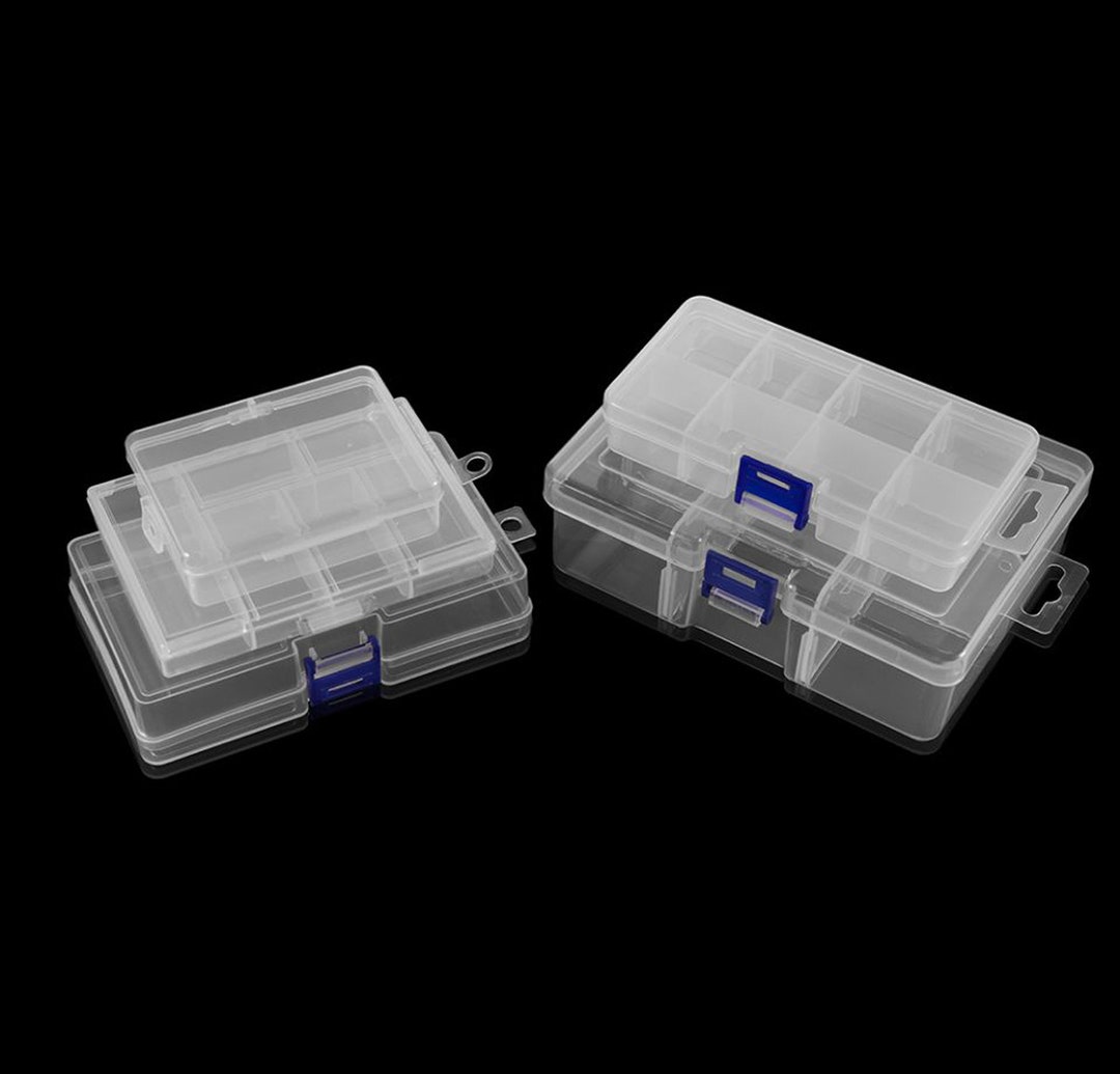 Clear Plastic Box Rectangular Plastic Box Jewelry Craft - Etsy