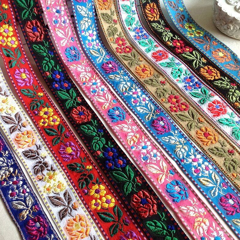 Embroidered Ribbon - Etsy