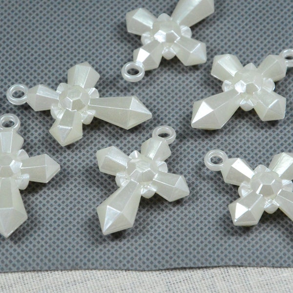 Plastic Cross Pendants - Etsy