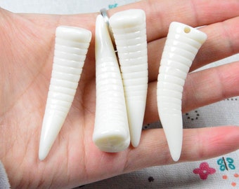 20 Animal Tusks Teeth Long Sharp Tooth Faux Bones Pig Fang - Etsy
