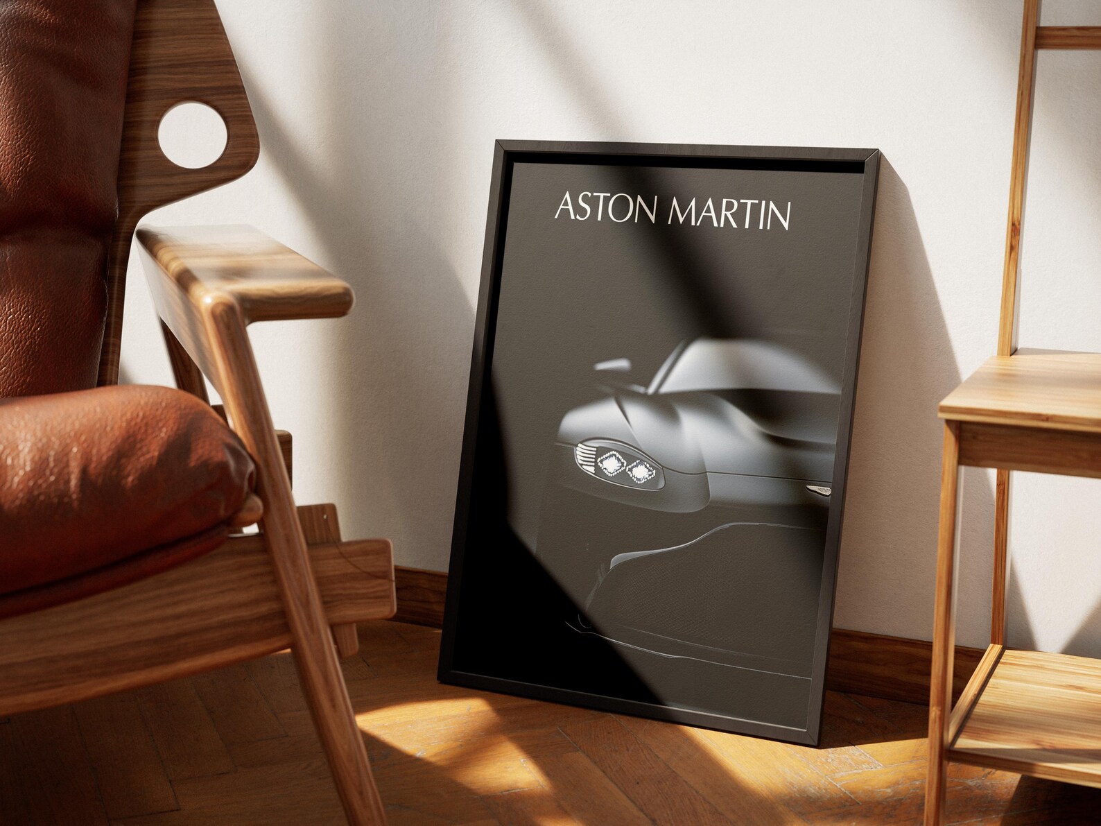 Aston Martin Vantage Close-up Poster – Modern Supercar Wall Art ...