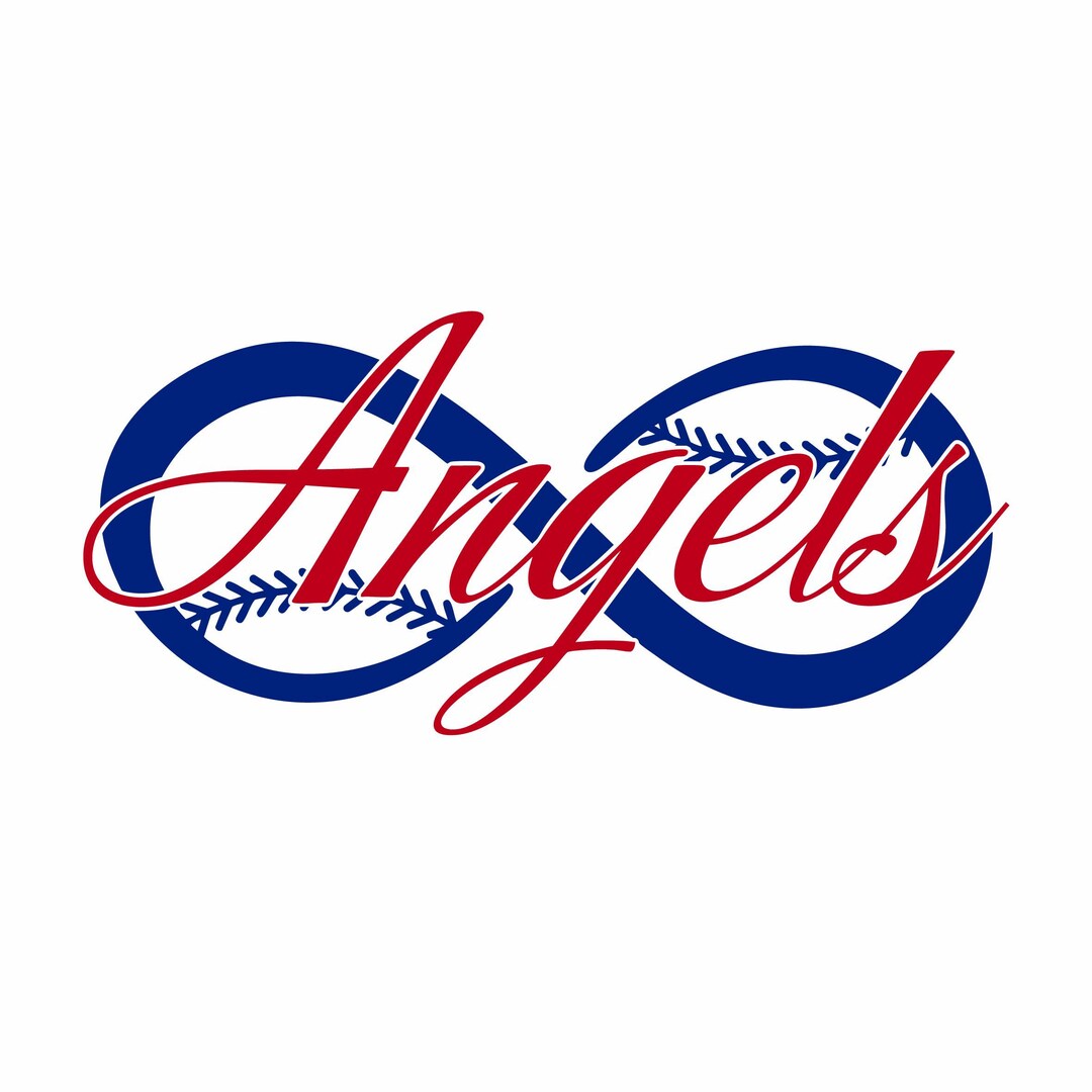Baseball Svg Files, LA Angels Svg, Softball Angels Svg, Sublimation ...